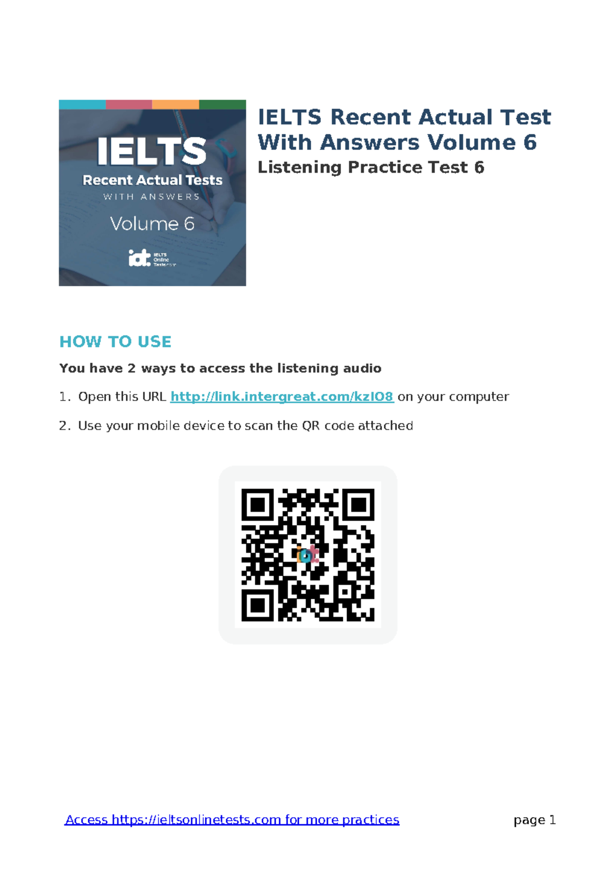 Ielts Recent Actual Test With Answers Vo - IELTS Recent Actual Test ...