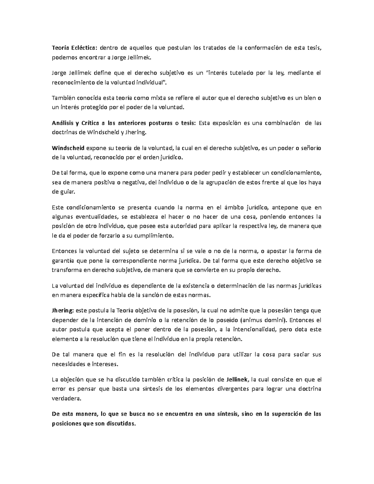 Teoria Eclectica - Teoría Ecléctica: dentro de aquellos que postulan ...