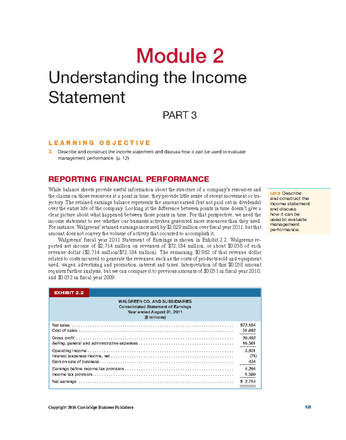 Module 2 pt 3 - Module 2 Understanding the Income Statement PART 3 ...
