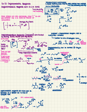 Orgo 2 Notes (orgo 1 review) - 112512022 g stereochemistry Notstereois ...