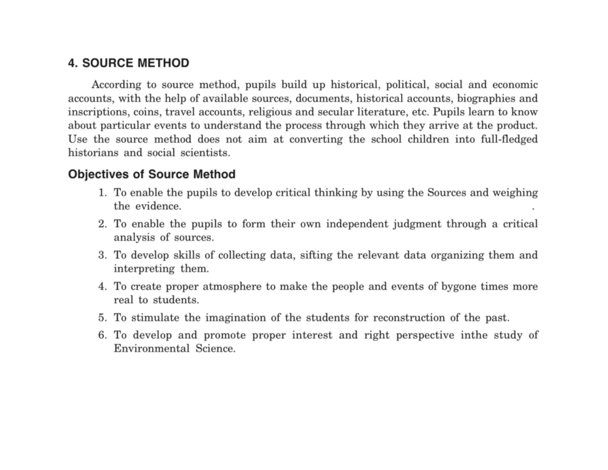 Source method - Environmental Studies - Studocu