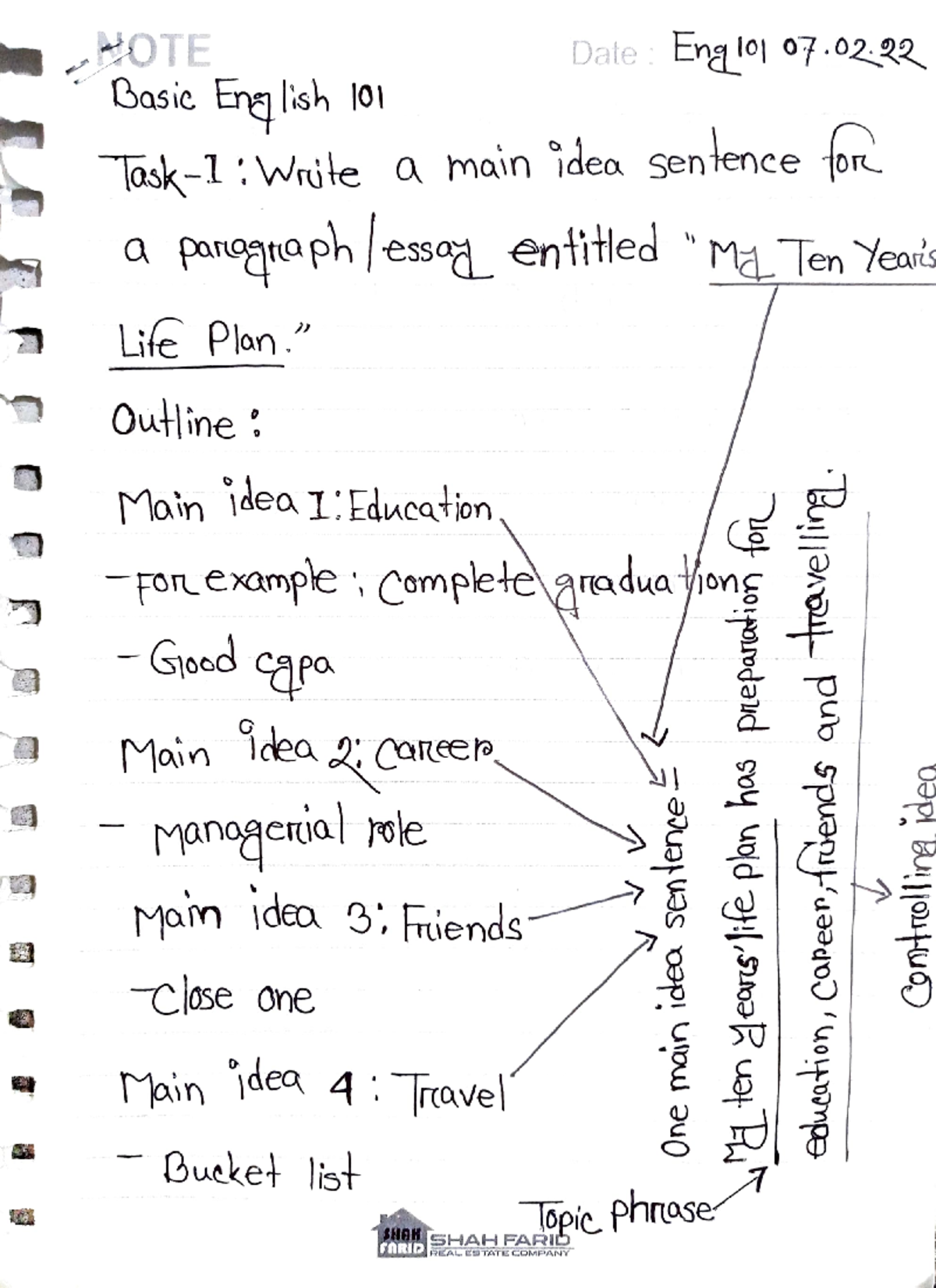ENG 101 Class 1 07 - nvhvhjhgfc - ####### OTE Basic Ena ish l Date Ena ...