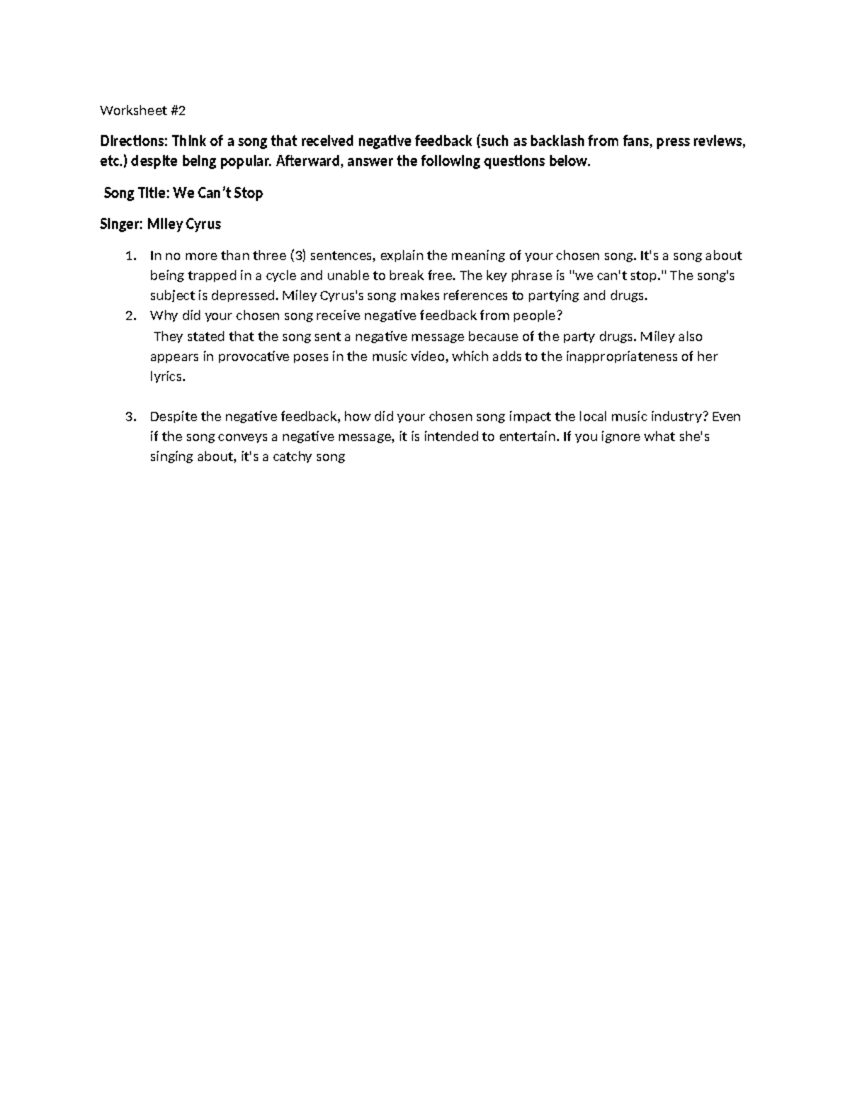 Binero Ppop 2 - worksheet in philippine pop culture - Worksheet ...