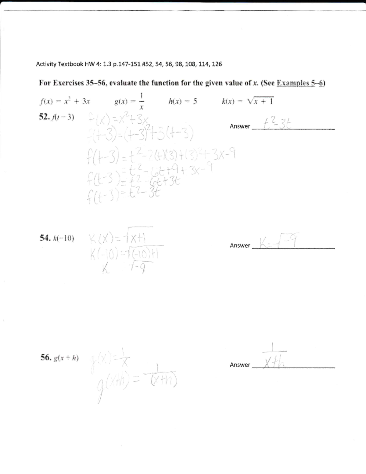 Deanna T HW 4 - Homework - MAT-171 - Studocu