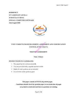 Dress Code Memo 0001 - i need cyber security notes - THE ELDORET ...