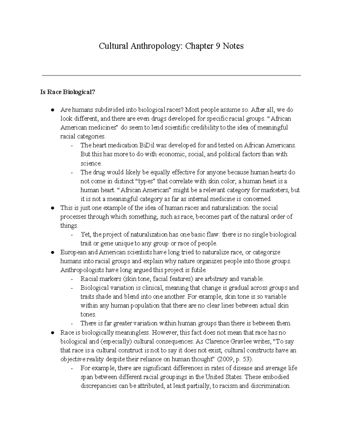 Anthropology Chapter 9 Notes - Cultural Anthropology: Chapter 9 Notes ...