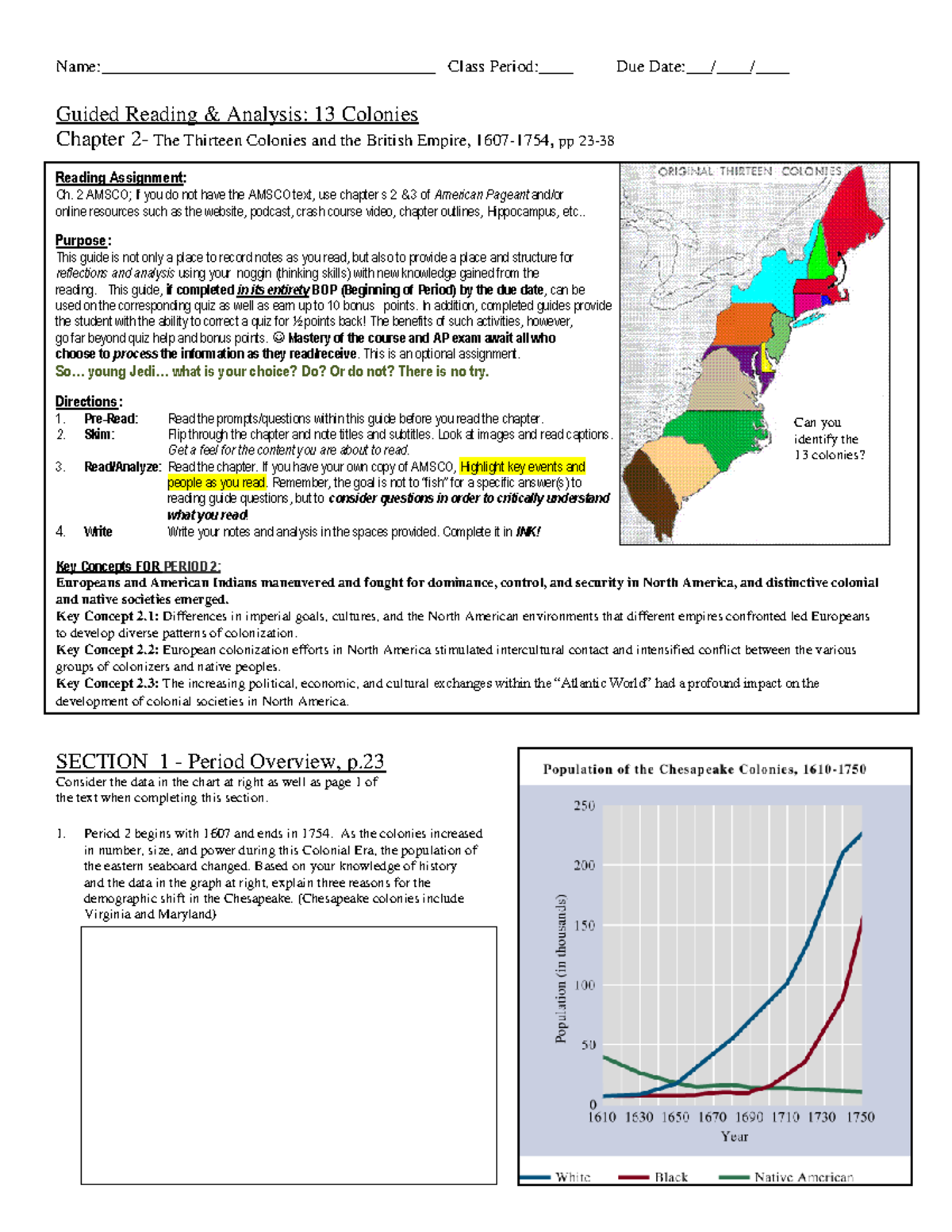 Guided reading amsco chapter 2 - Name ...
