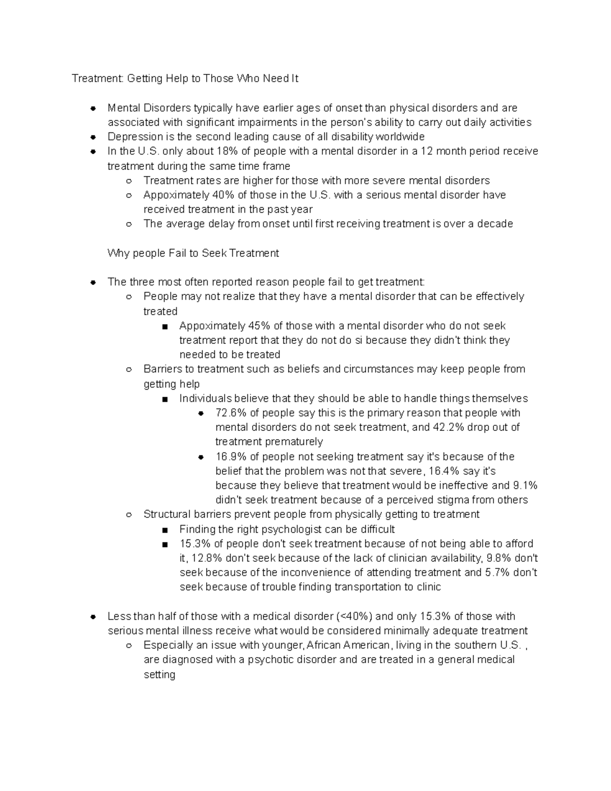 Ch. 16 Treatment of Psychological Disorders Textbook - Treatment ...