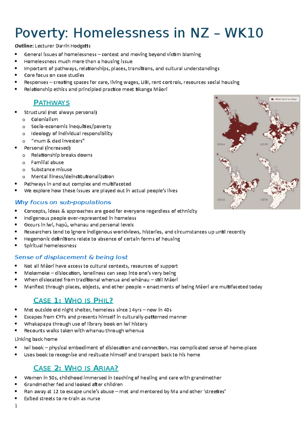 WK10 Homelessness in NZ - Poverty: Homelessness in NZ – WK Outline ...