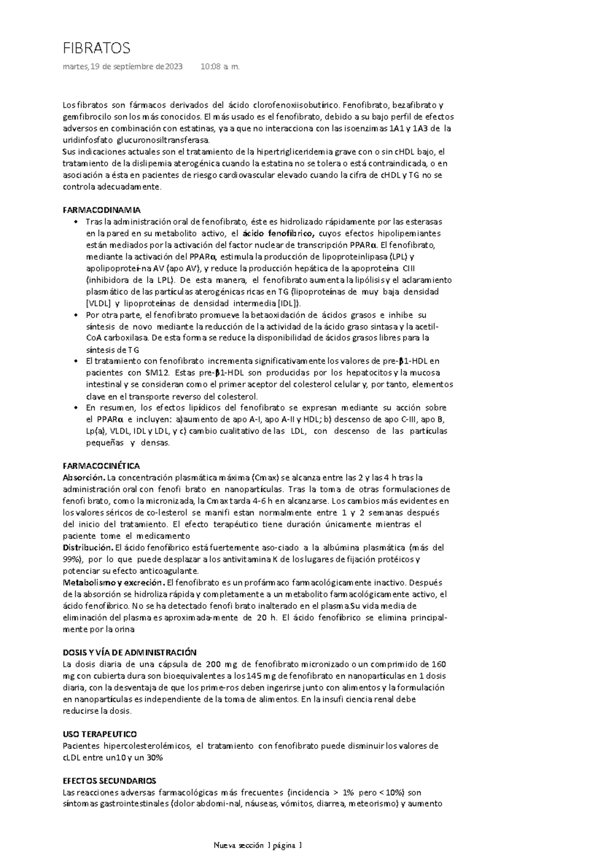 Fibratos - Los fibratos son fármacos derivados del ácido ...