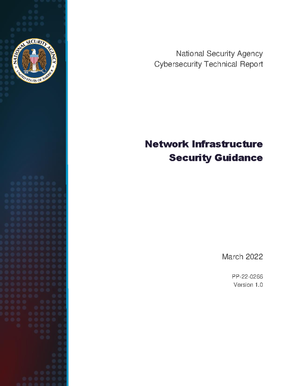 NIST Infra Sec - sdsdsdsd - National Security Agency Cybersecurity ...