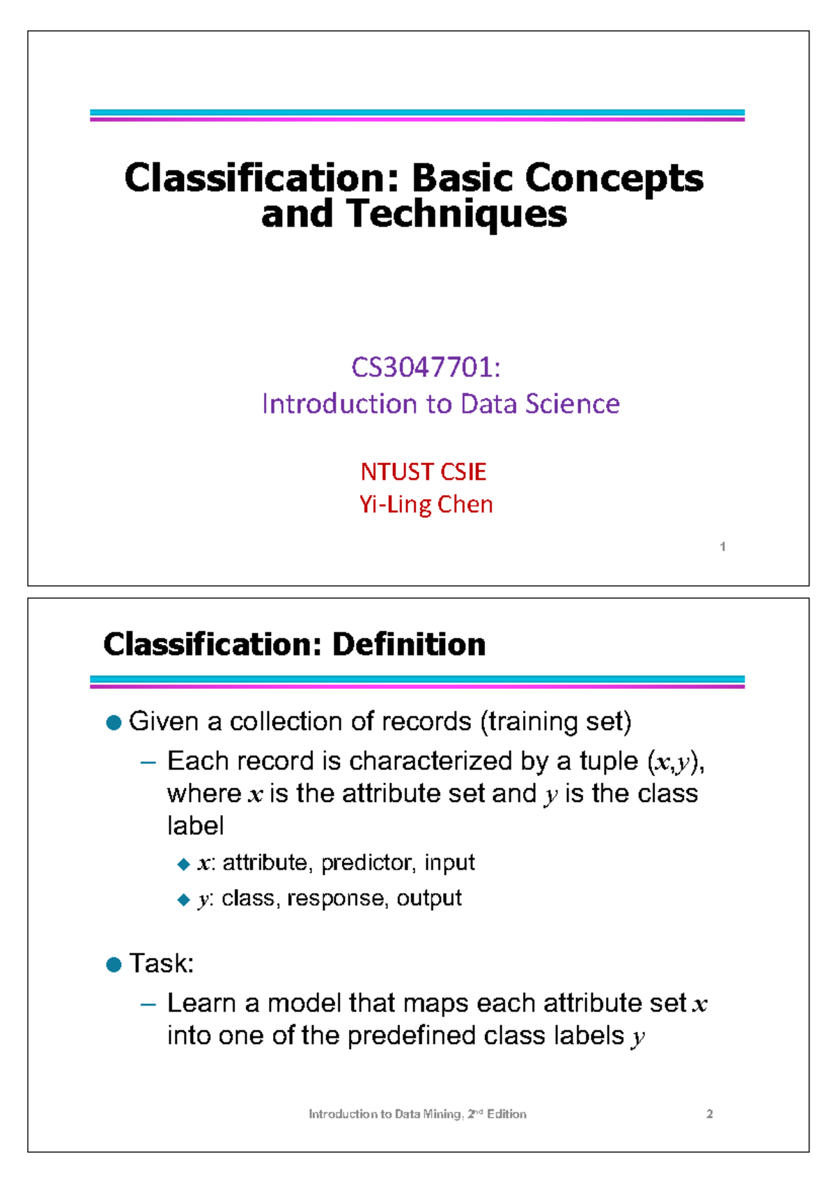 6 Basic Classification Classification Basic Concepts And Techniques
