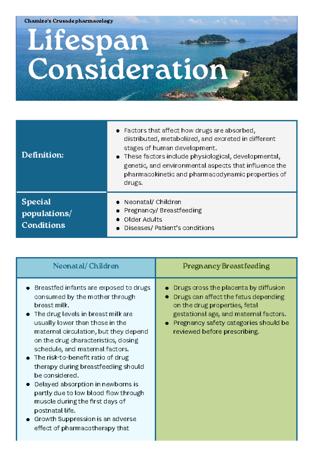 Lifespan Consideration - Lifespan Consideration Chamizo’s Crusade ...