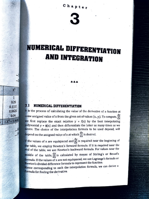 NM Notes PU - Numerical Method - Studocu