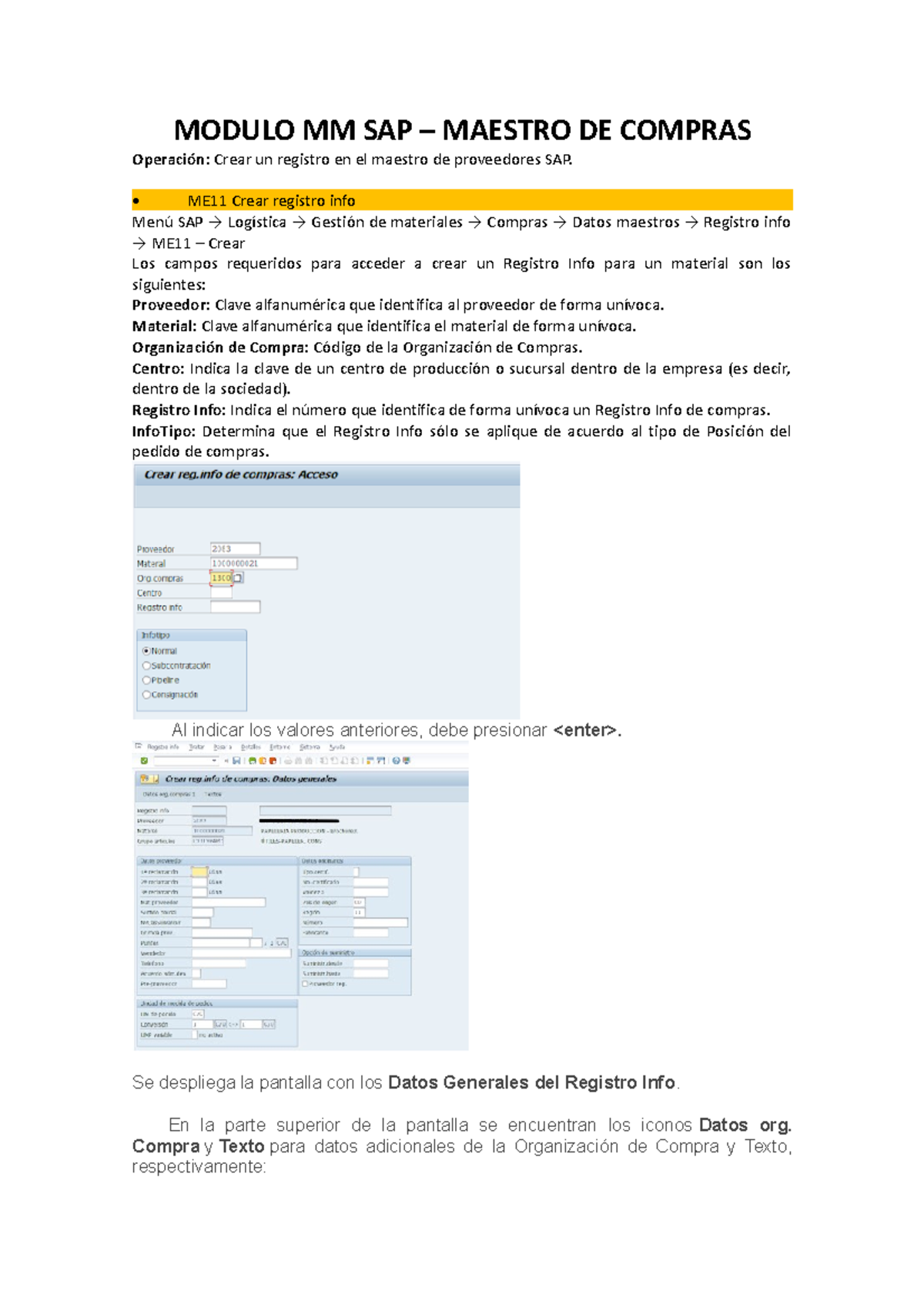 Modulo MM SAP 11 12 - gfsgsfdg - MODULO MM SAP – MAESTRO DE COMPRAS ...