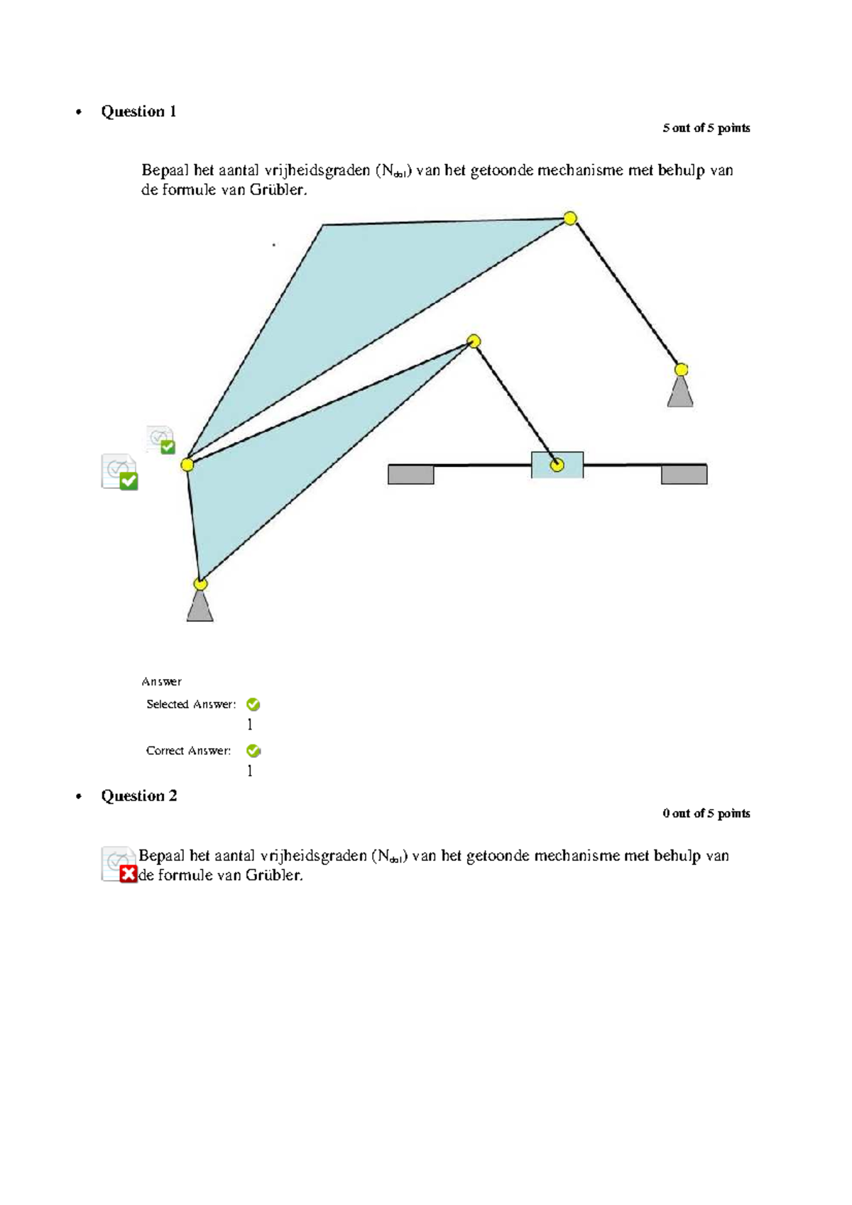 Compulsory declarations, questions and answers, week 2 - • Question 1 5 ...