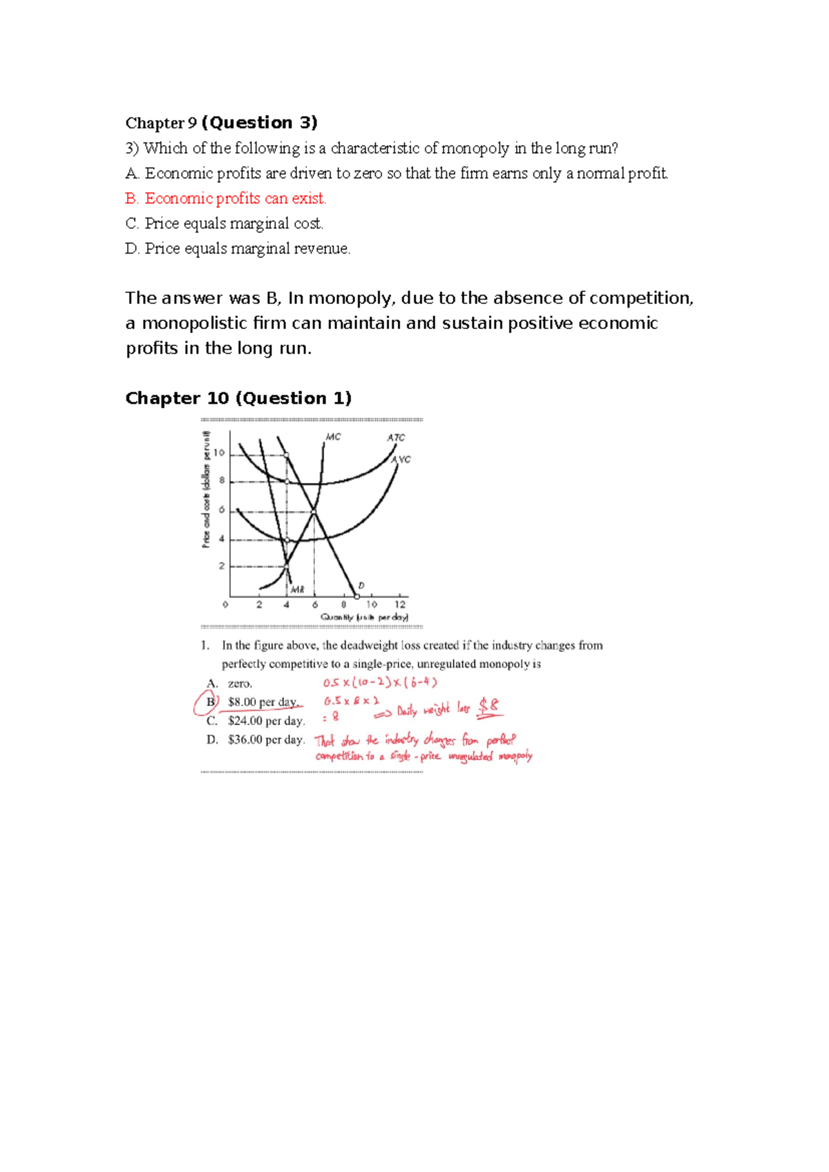 Tick and Learn 3 - homework - Chapter 9 (Question 3) 3) Which of the ...
