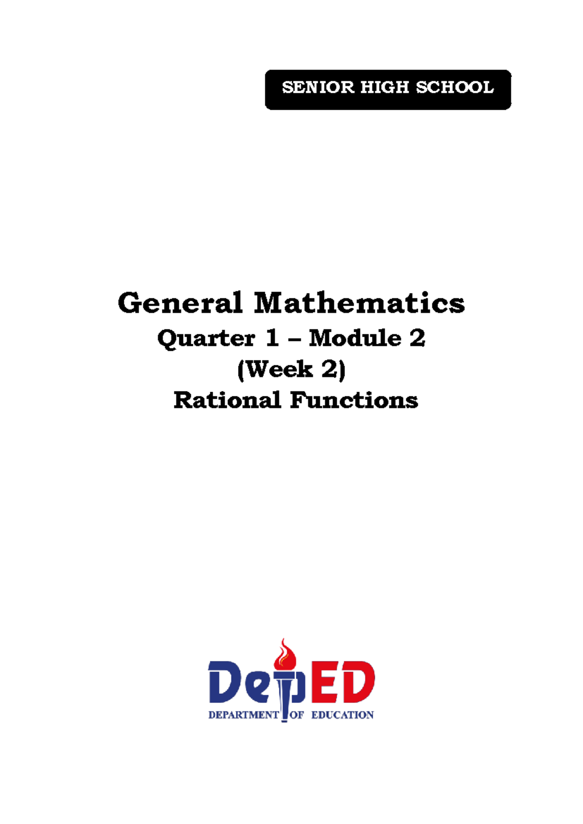 GEN-MATH Q1 WK-2 Module-2 Rational- Functions removed - General ...