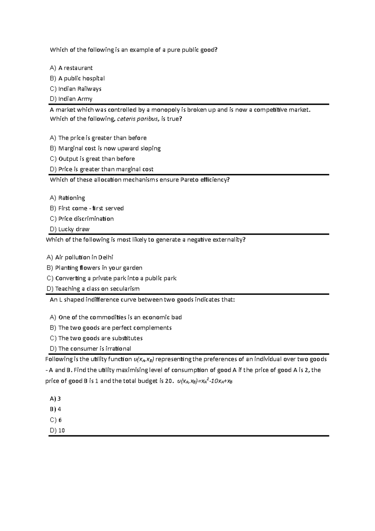 MA-Economics-MCQ-Practice-Questions- Azim Premji - Which of the ...