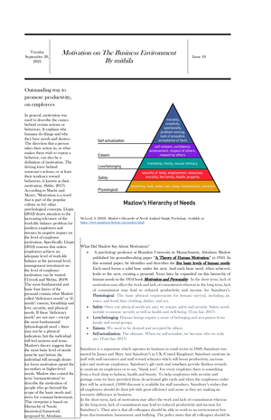 Saxon Fields Principles of Management report and presentation structure ...