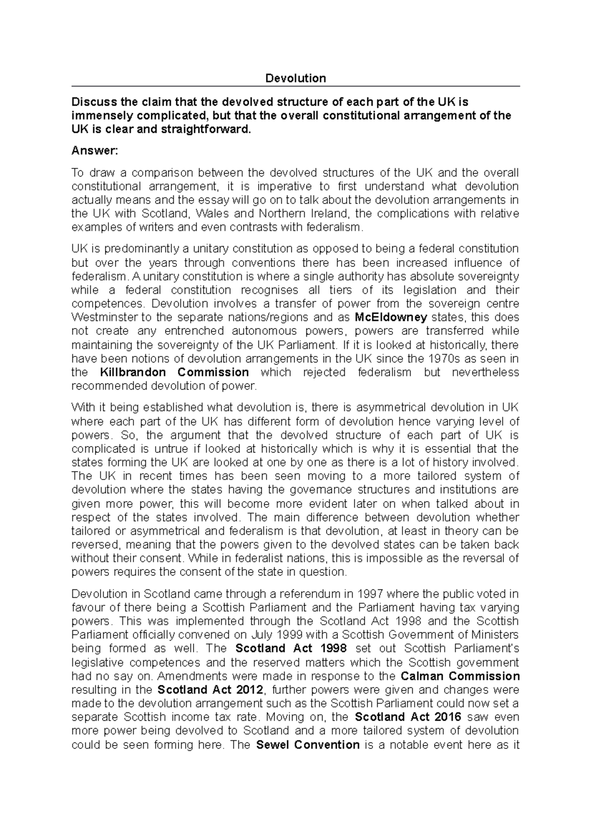 Devolution - A short essay on understanding the basics, use the information to develop your ...