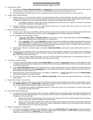 Apush Chapter 23 Topic Outline - The American Pageant Chapter 23 Topic ...