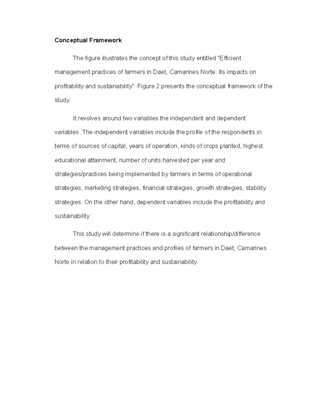 Conceptual Framework and Paradigm - Conceptual Framework The figure ...