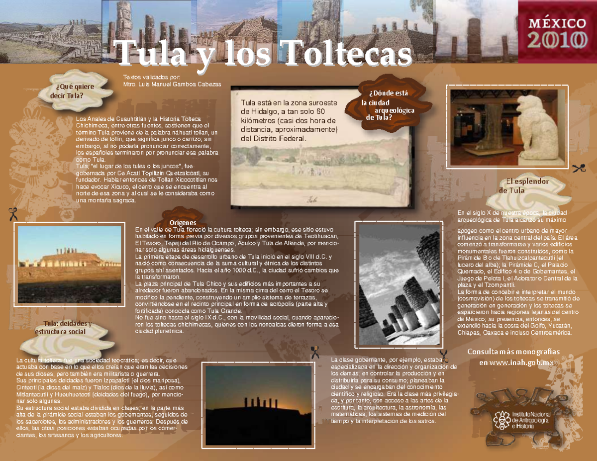 Tula y los toltecas - øQuÈ quiere decir Tula? T Tuullaa yy llooss ...