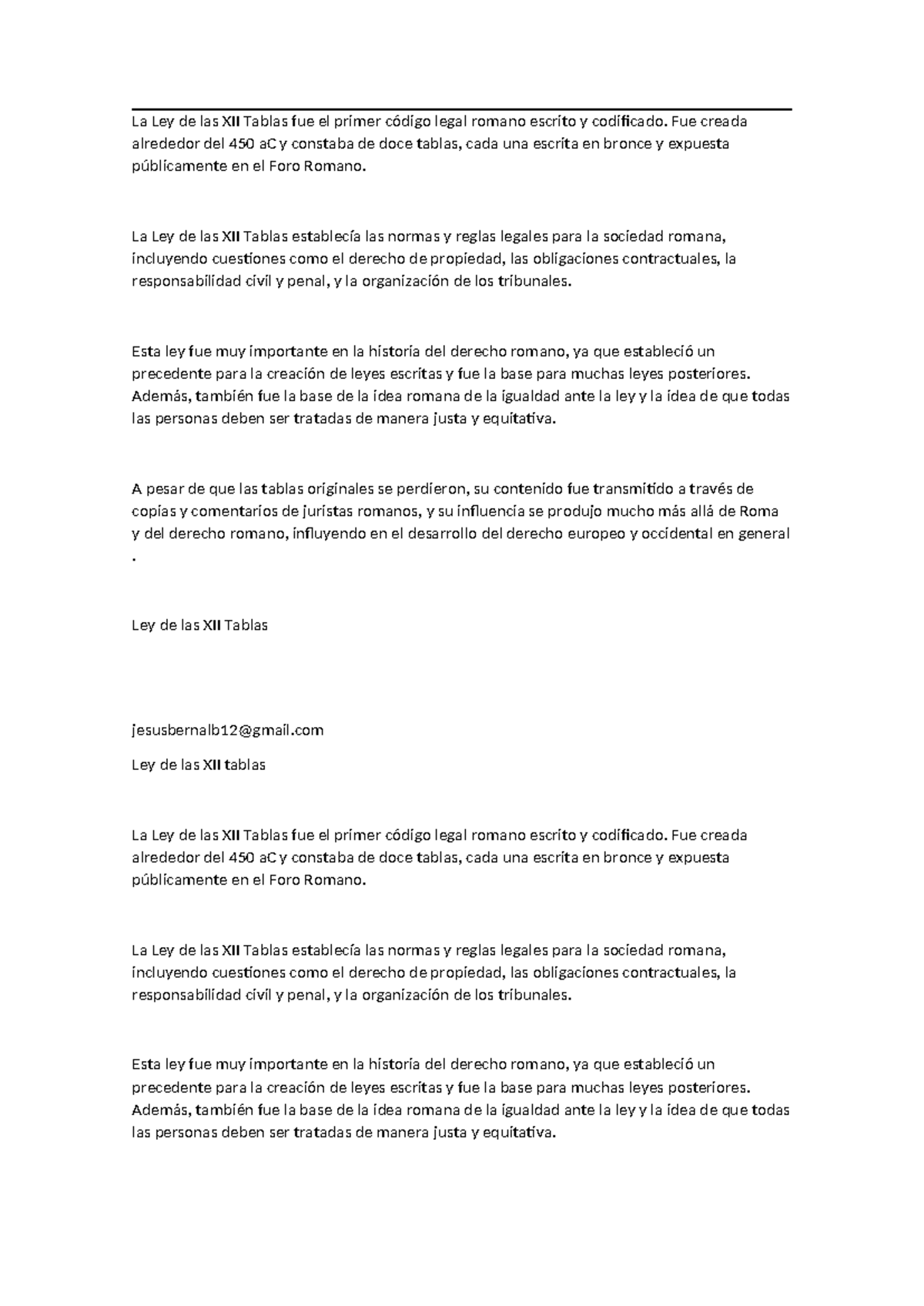 Ley de las 12 tablas - La Ley de las XII Tablas fue el primer código ...