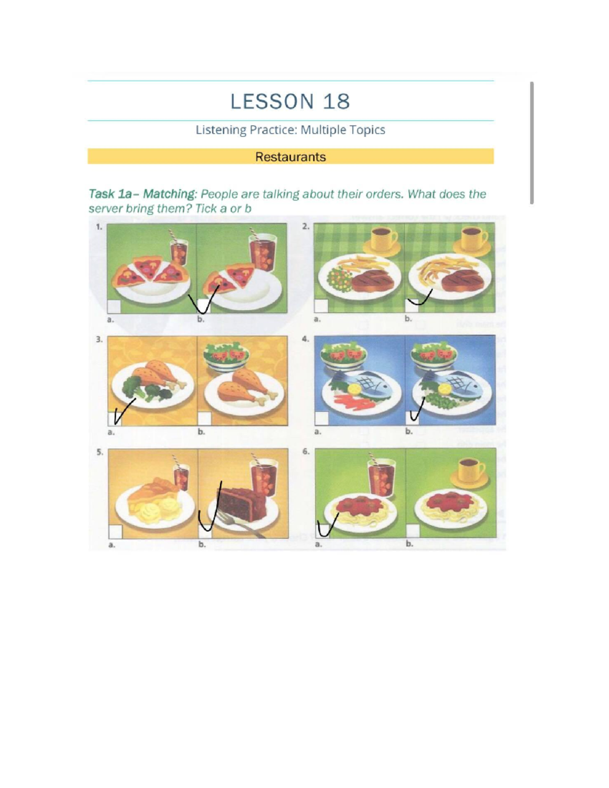 Lesson 18 - English - t Task 8: Conversation A bank: A: Excuse me, I’m ...