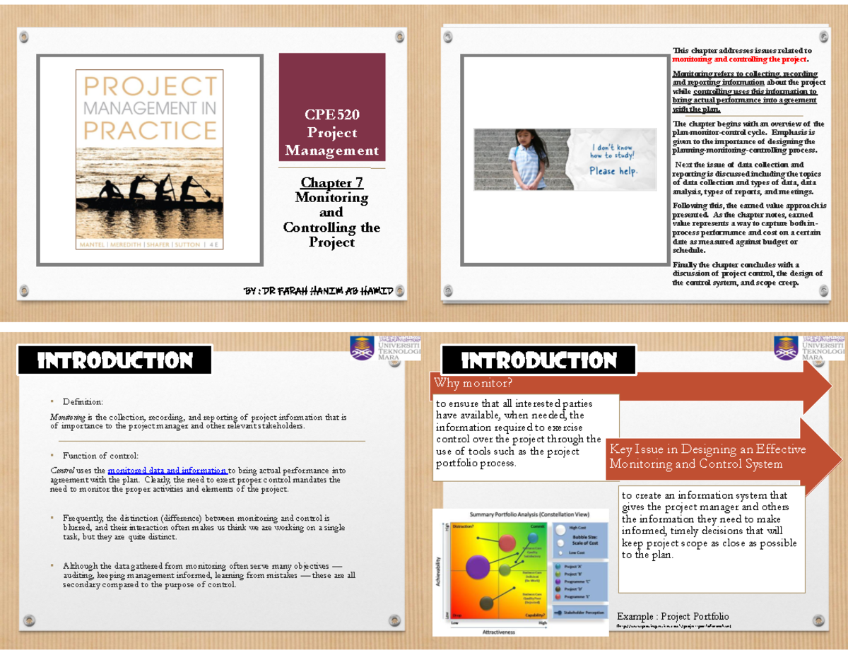 CPE520 Project Management Chapter 7 - CPE Project Management ####### Chapter 7 ...