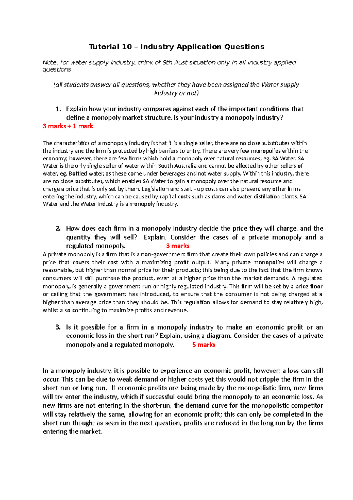 Tutorial 10 Industry Application Questions - Tutorial 10 – Industry ...