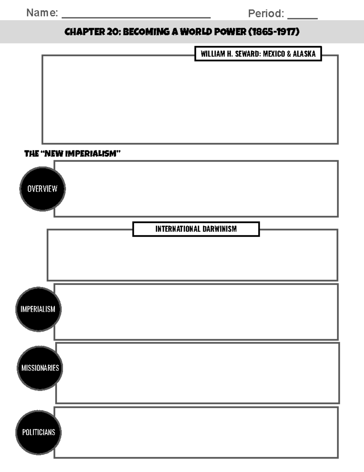 Chapter+20+-+ Becoming+A+ World+ Power,+1865-1917 - CHAPTER 20 ...