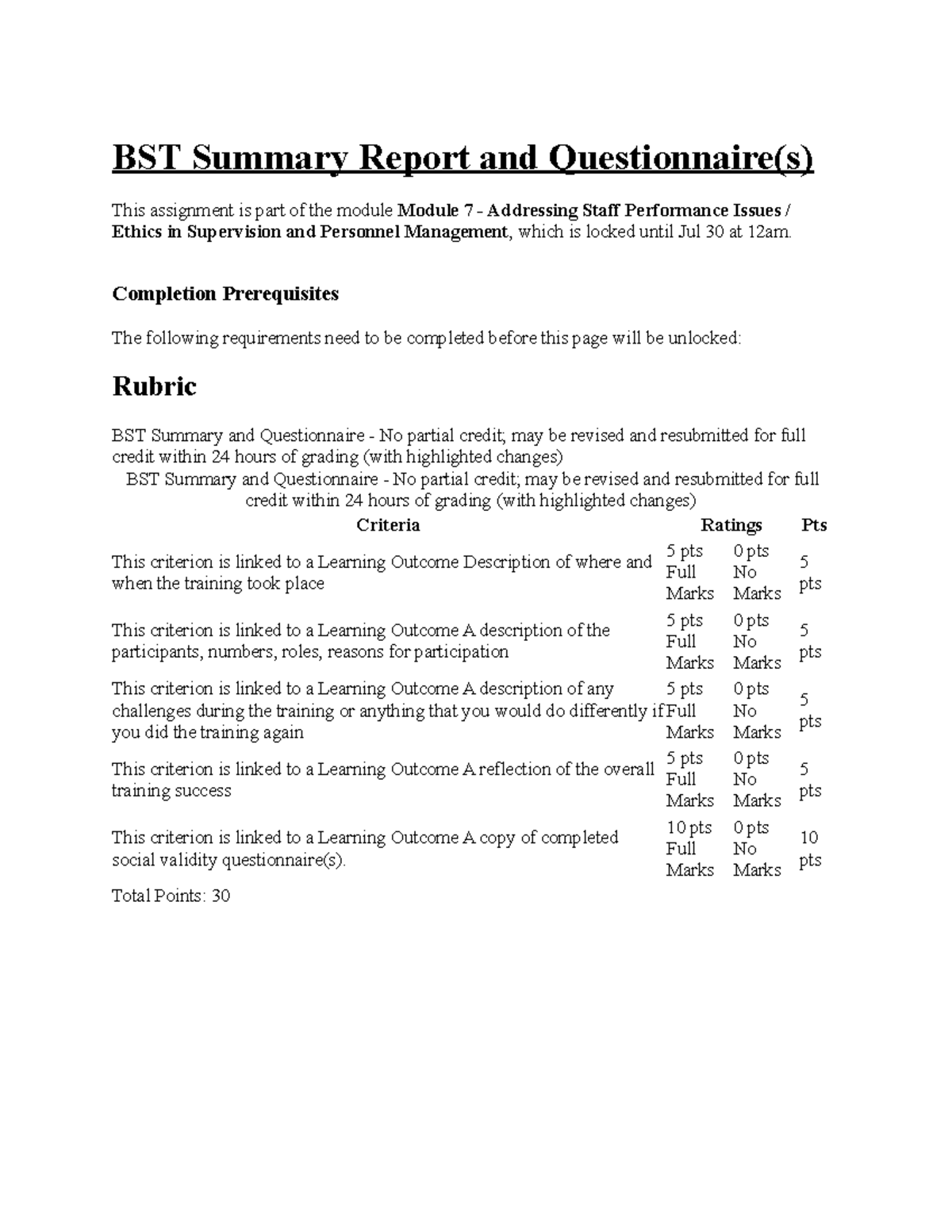 8d4f42f0e957f6ccba8af331eac6409f - BST Summary Report and Questionnaire ...