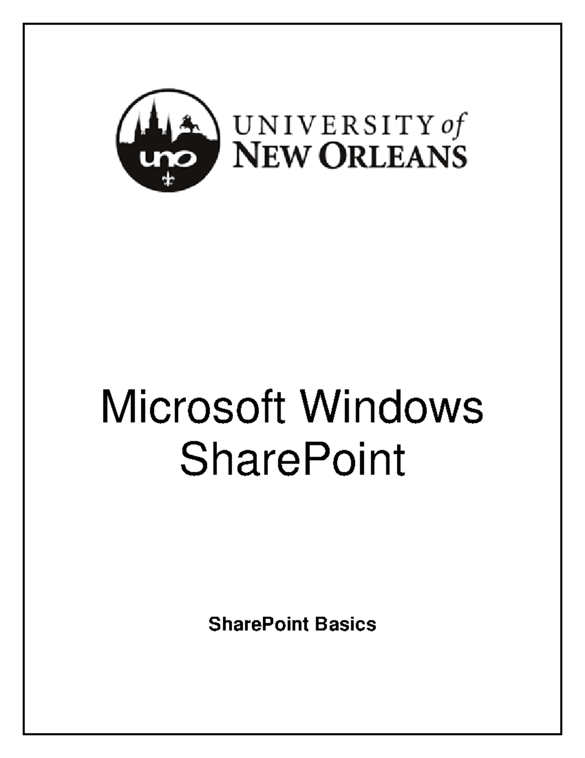 Sharepoint- Basic - TUTORIAL - Microsoft Windows SharePoint SharePoint ...