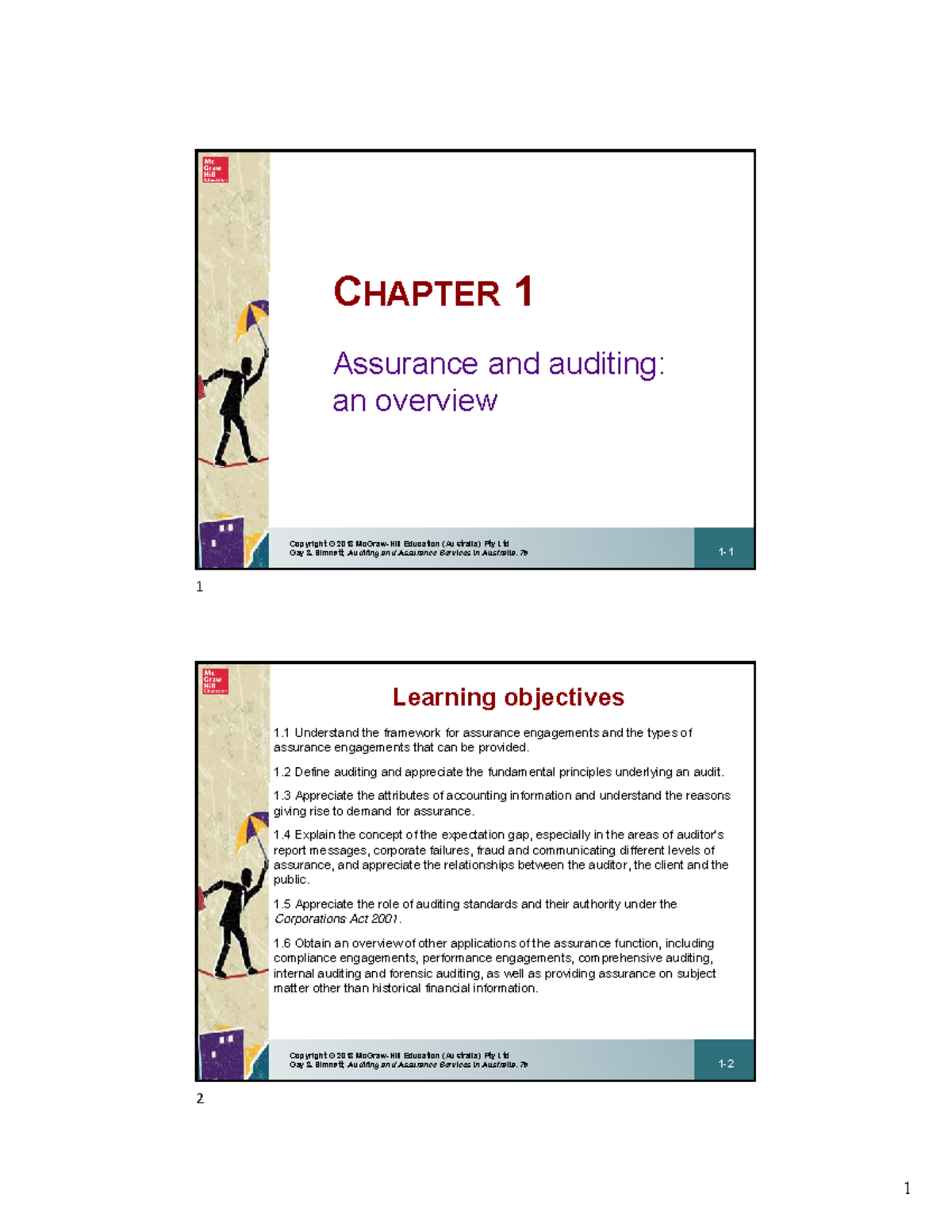 PPT ch01 - Lecture Week 1 - 1- Copyright © 2018 McGraw-Hill Education (Australia) Pty Ltd Gay ...