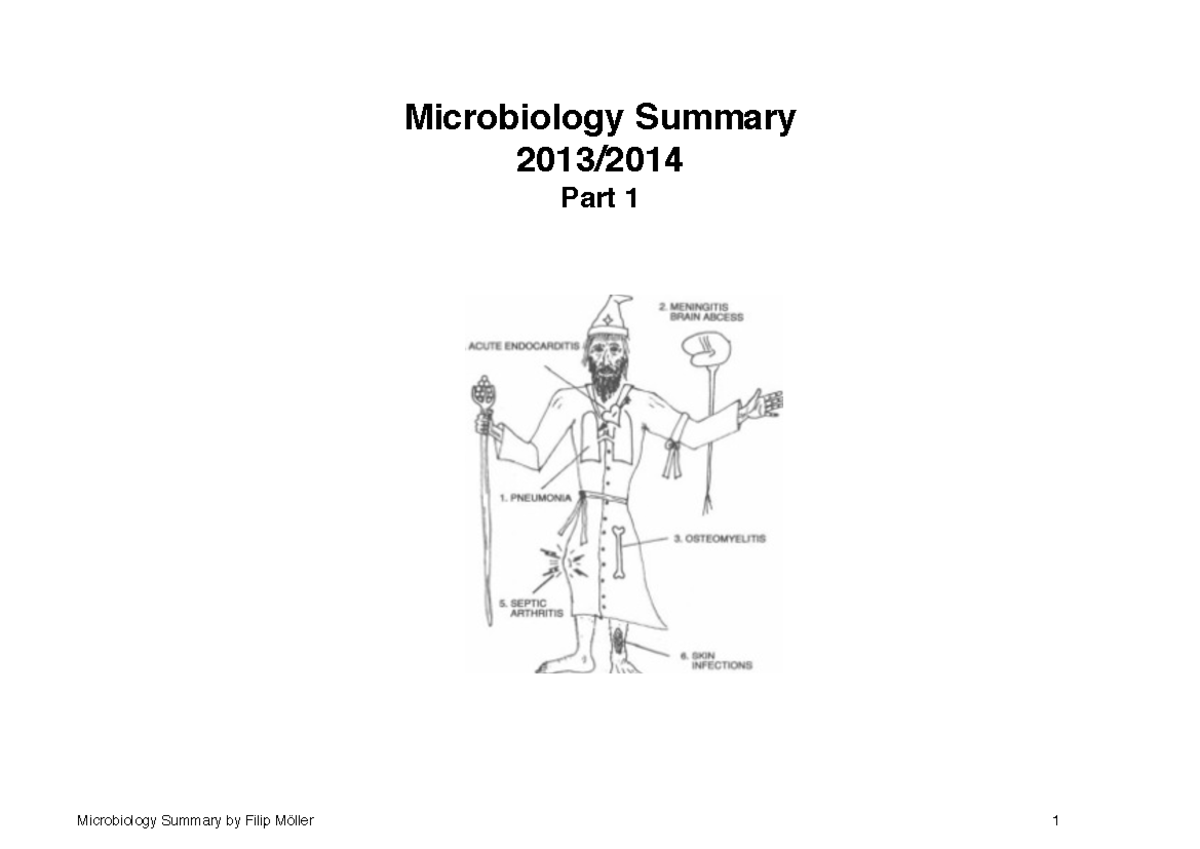 Microbiology summary 13 14 part 1 - ! ! Microbiology Summary! 2013/2014 ...