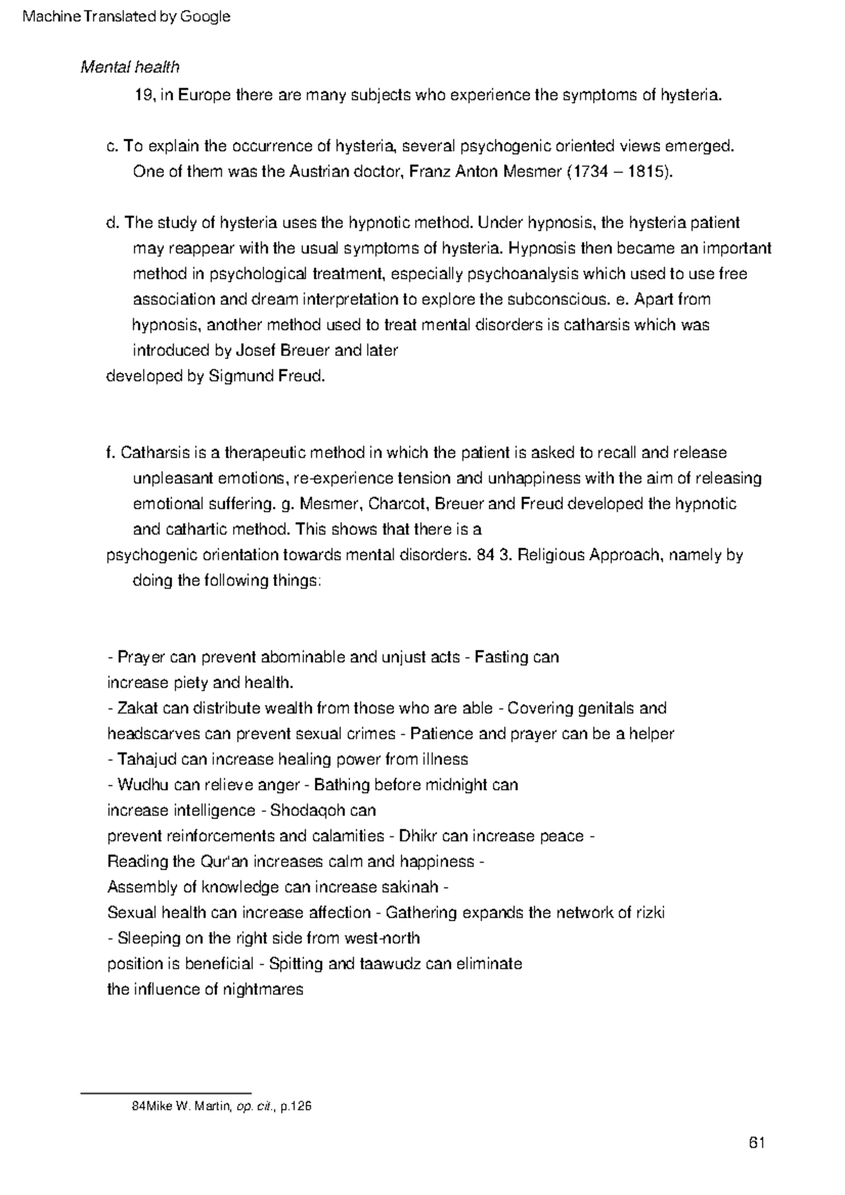 Mental-Health-In Children-16 - d. The study of hysteria uses the ...