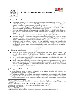 NOTA Bestari Komsas Tingkatan 1 - UNIT 1: Puisi Tradisional 1. Pantun ...