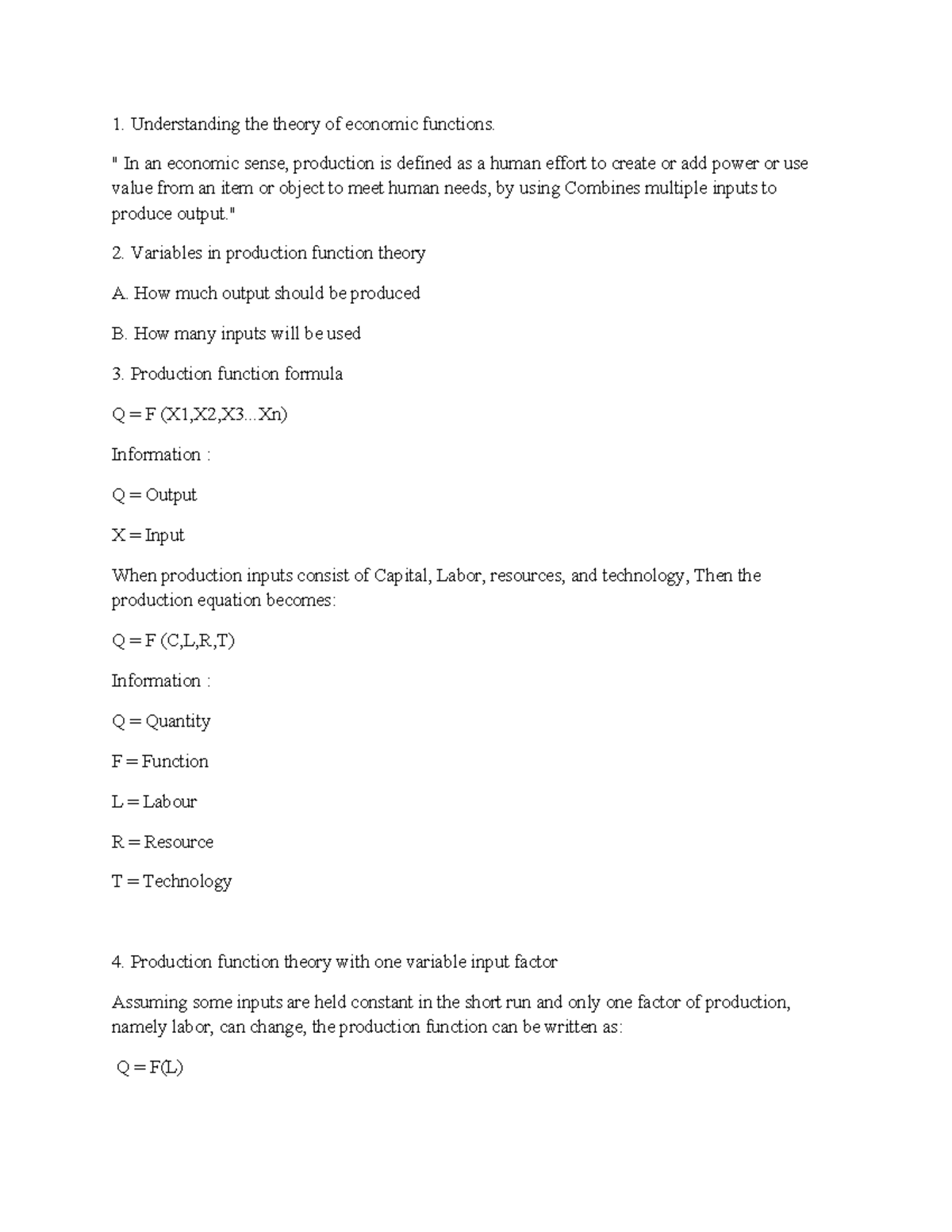 Teori ekonomi Function OF Economy Theory - Understanding the theory of ...