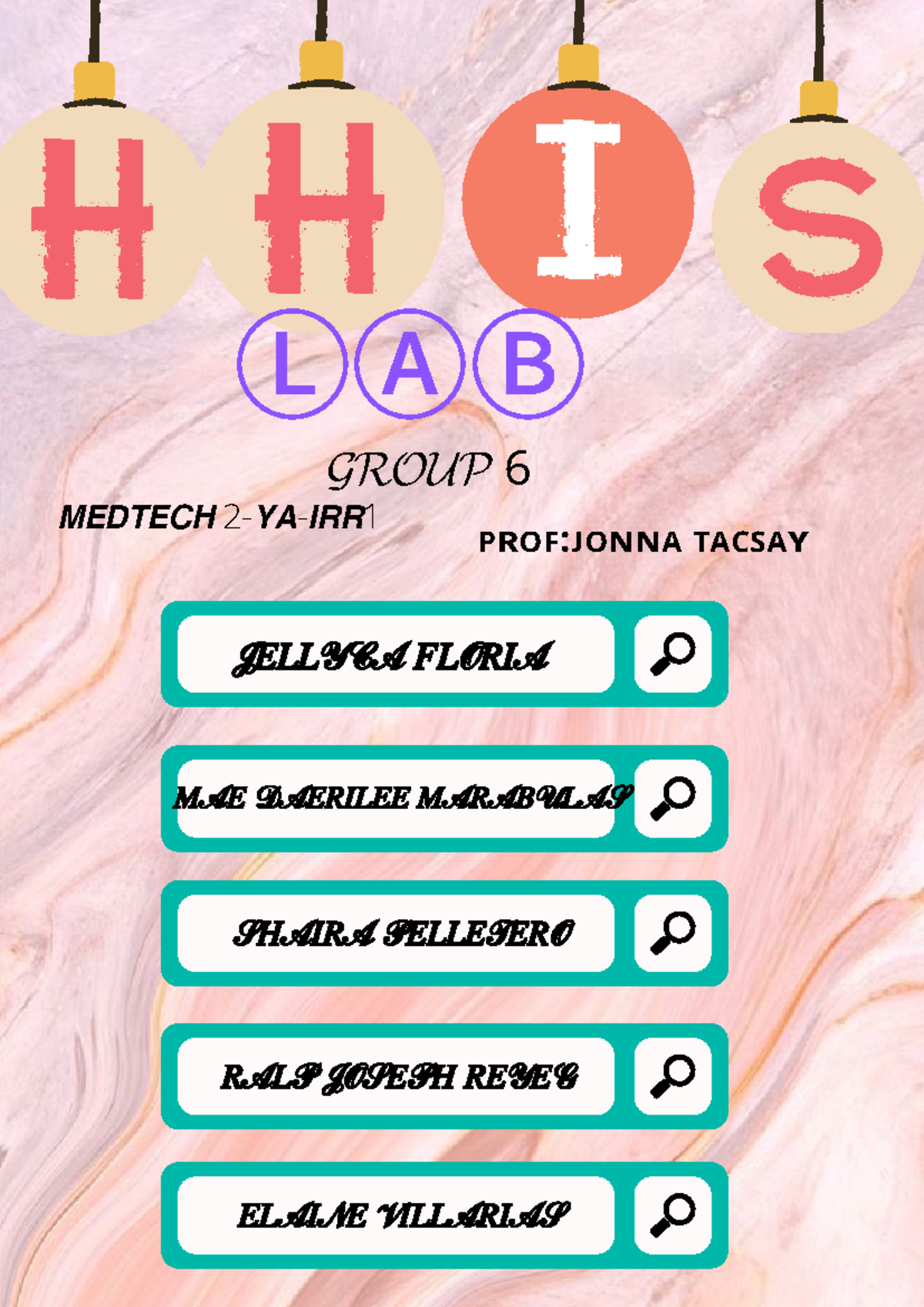 H HIS LAB 6 - histo lab manual - ⓁⒶⒷ 𝓖𝓡𝓞𝓤𝓟 6 𝒥𝐸𝐿𝐿𝒴𝒞𝒜 𝐹𝐿𝒪𝑅𝐼𝒜 𝑀𝒜𝐸 ...