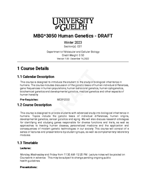 Lab report 1 - PTC paper - Genetic, Functional, and Phenotypic ...