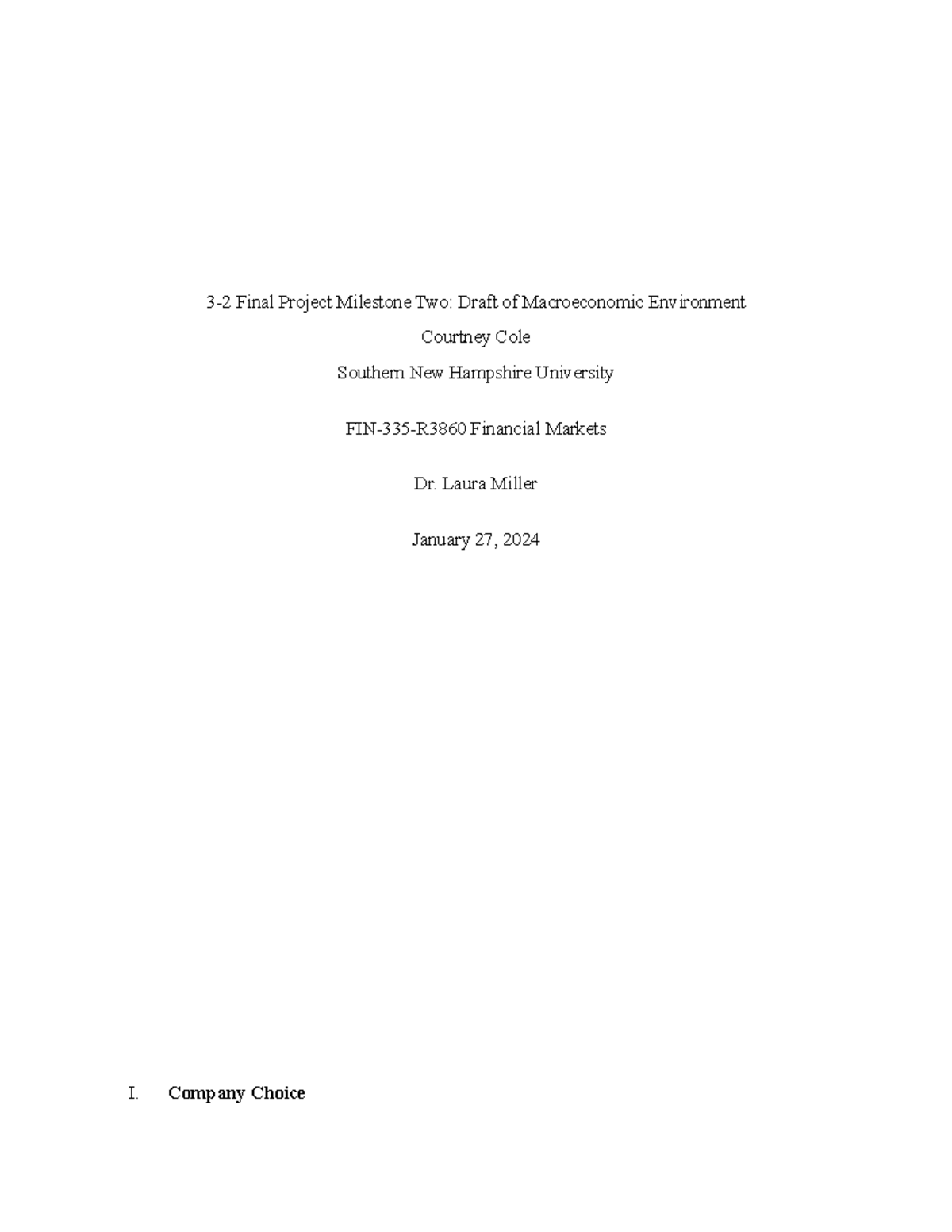 2 3 Final Project Milestone One Draft Of Market Overview 3 2 Final Project Milestone Two