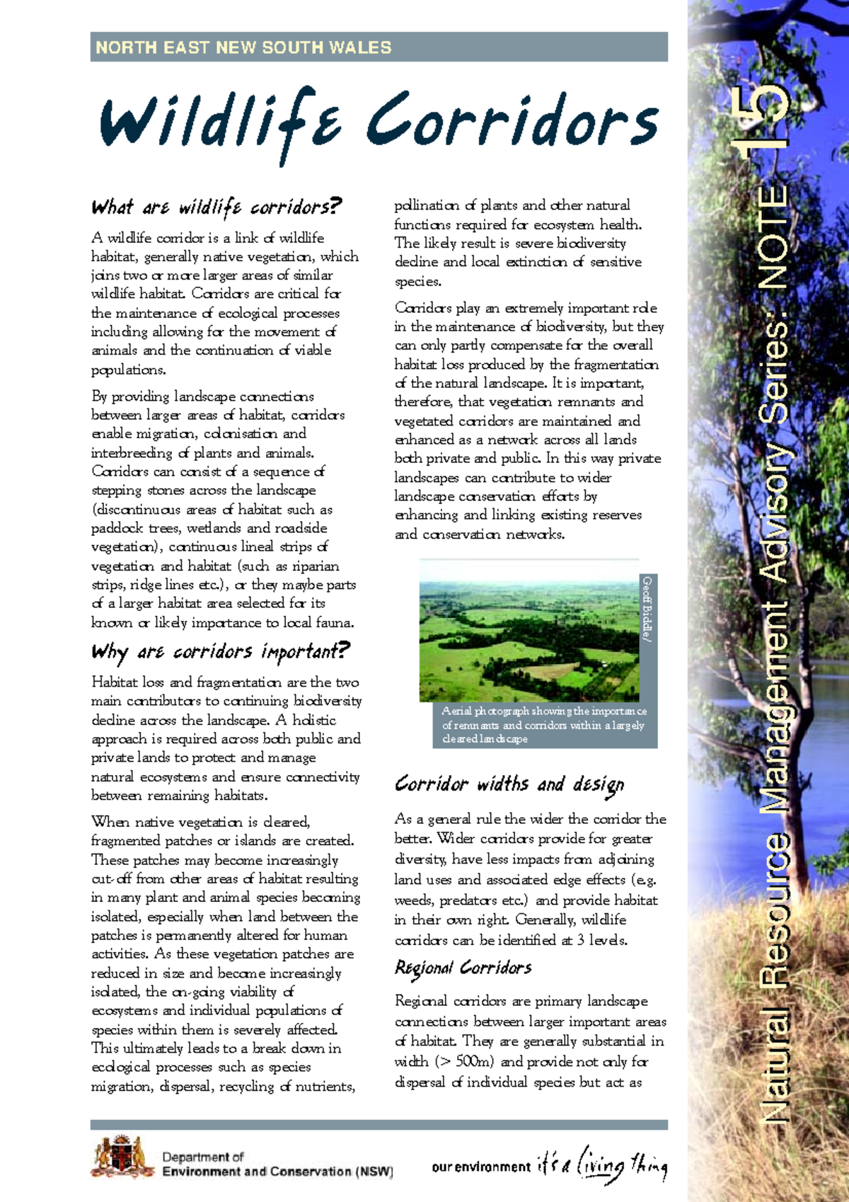 Wild life corridors - you know vibes - NORTH EAST NEW SOUTH WALES ...