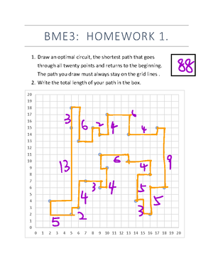 BME3-Homework 1 1 - hw 1 - BME3: HOMEWORK 1. 1. Draw an optimal circuit ...