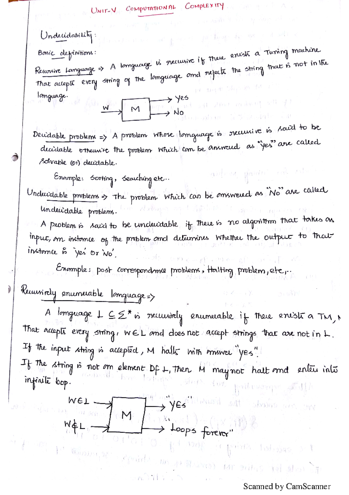 Unit 5 notes - Formal Languages And Automata Theory - Studocu