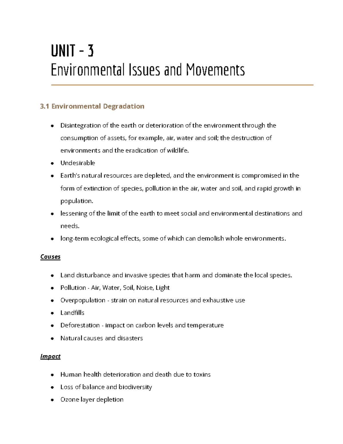 SOC541C UNIT - 3 - Summaries of reading materials and lecture notes ...