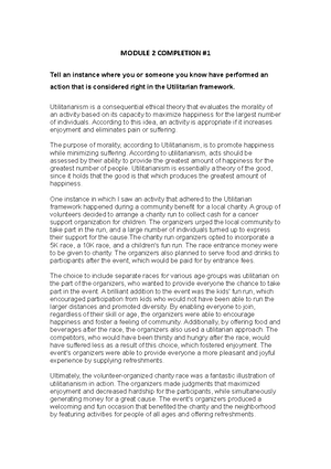 Module 1 Completion Part 4 Bernabe - Part 4 Emotivism is a school of ...