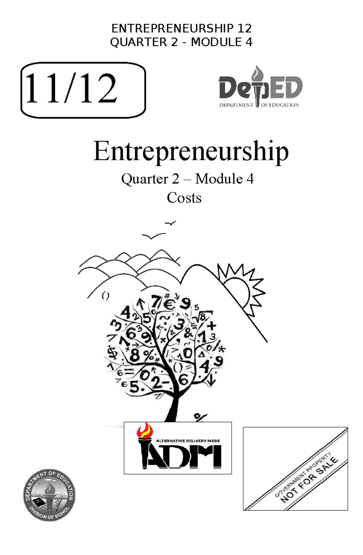 494467201 Entrepreneurship 11 12 Q2 SLM WK4 - QUARTER 2 - MODULE 4 11 ...