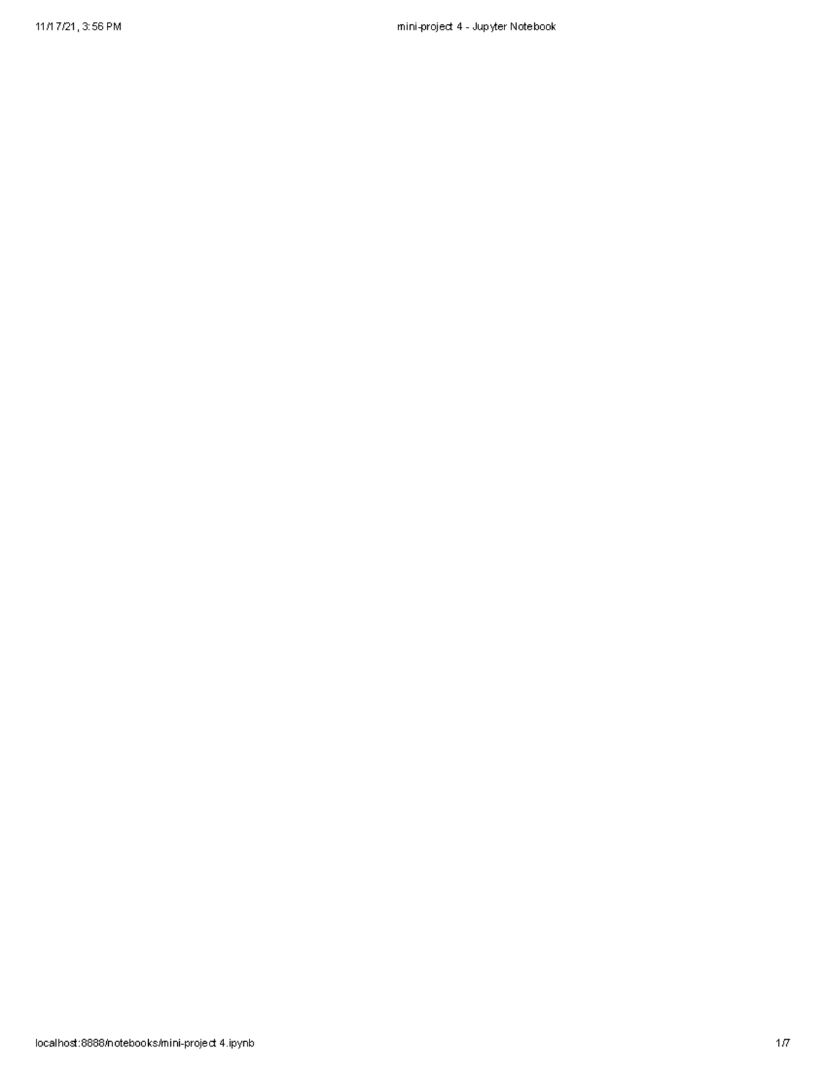 Mini-project 4 - Jupyter Notebook - In [12]: # For compatibility with ...